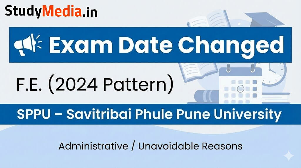 SPPU F.E. (2024 Pattern) Exam Schedule – January 2026 | Engineering ...